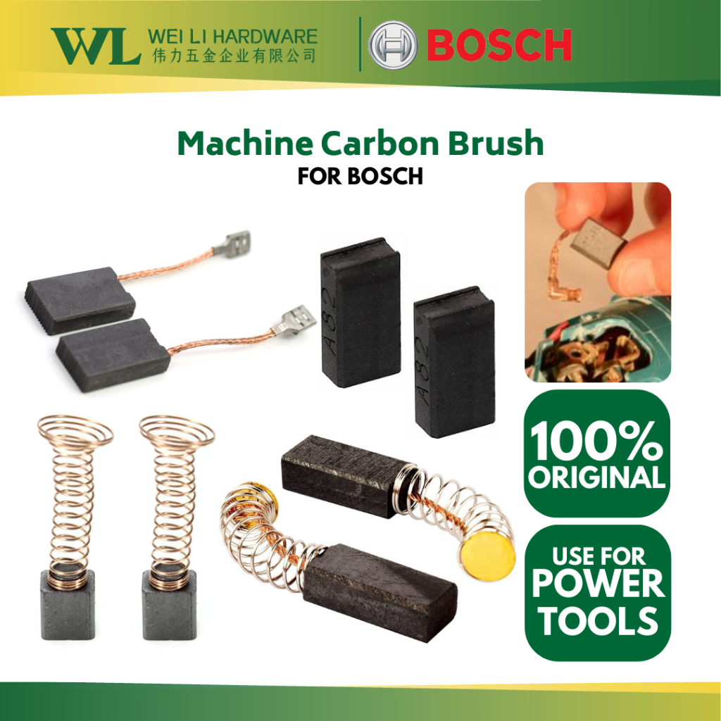 BOSCH Original Carbon Brush / Bosch Carbon GWS060 / GCO220 / GSS140 ...