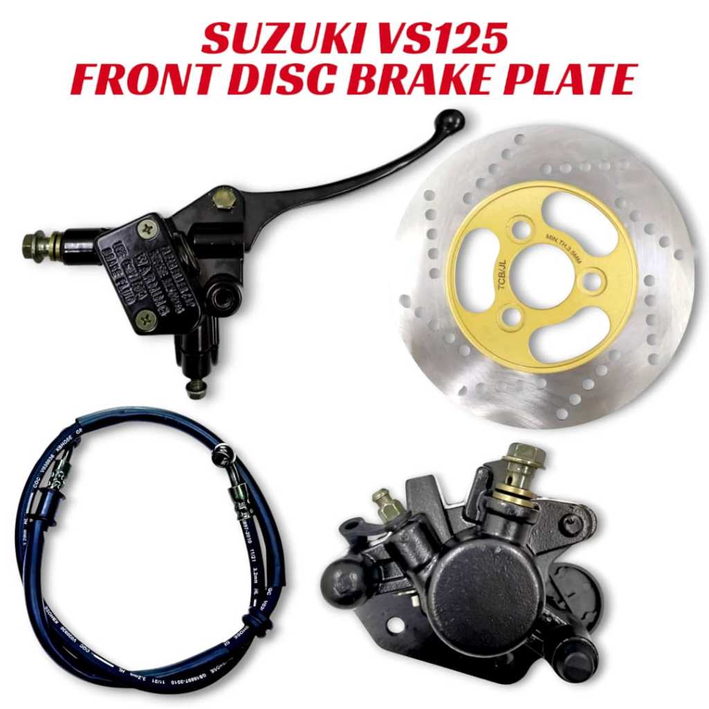 Suzuki VS125 VS 125 Front Disc Brake Pump Set Master Pump Caliper Disc ...