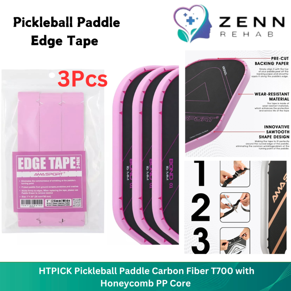 [Amasport] Pickleball Edge Tape /Edge Guard for 14mm 16mm Edgeless ...