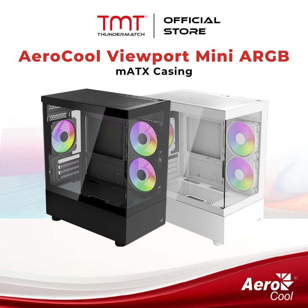 AeroCool Viewport Mini ARGB mATX Casing | Shopee Malaysia