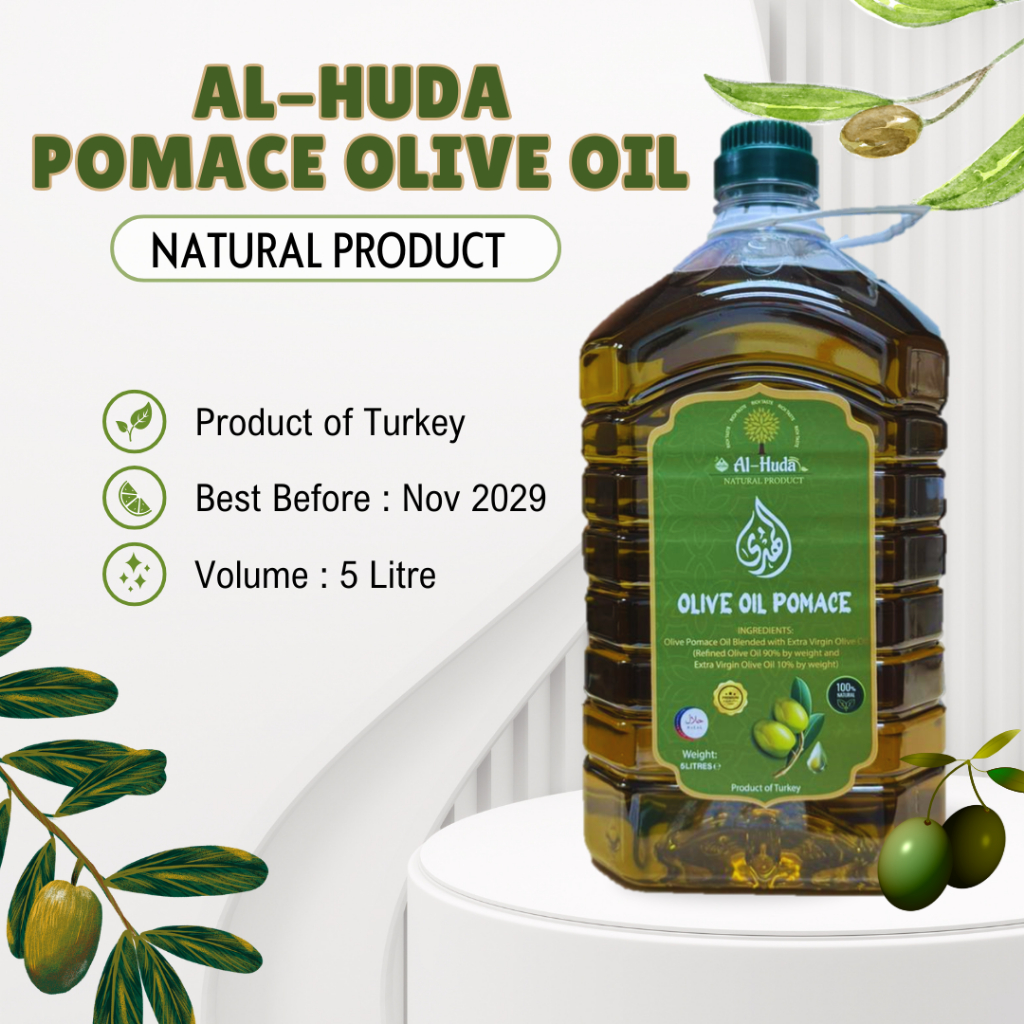 Al Huda Minyak Zaitun Pomace | Produk Turki | 5L | Shopee Malaysia