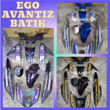YAMAHA EGO AVANTIZ BATIK BODY COVER SET WITH SIAP STICKER TANAM 2K ...