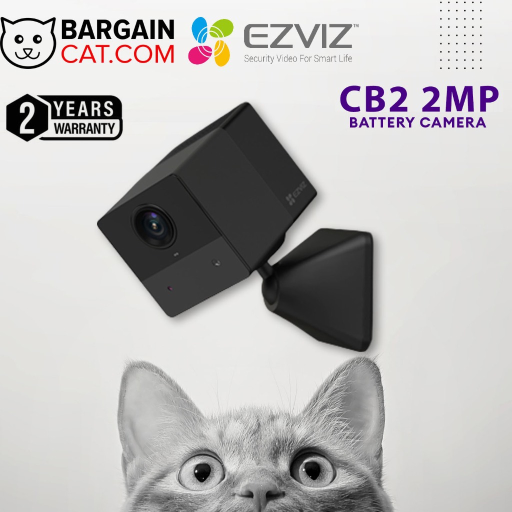 EZVIZ CB2 1080P True wireless H.265 32/64/128/256GB Indoor Wi-Fi CCTV ...