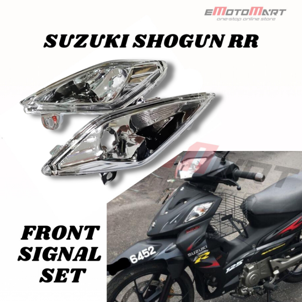 SUZUKI SHOGUN RR FRONT SIGNAL LAMP SET UNIT LAMPU SIGNAL DEPAN SET ...