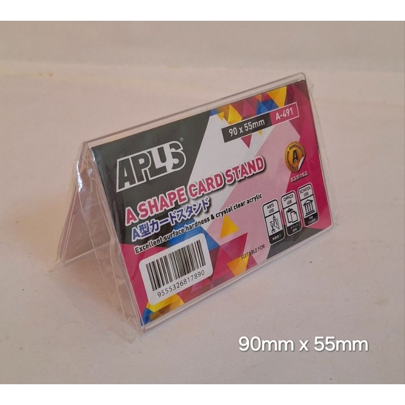 Acrylic A-Shape Card Stand | Shopee Malaysia