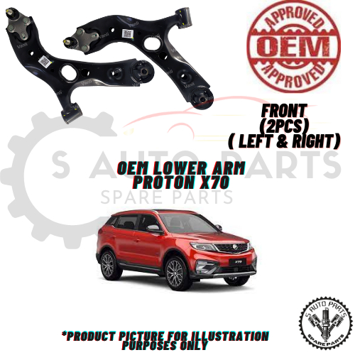 PROTON X70 FRONT LOWER ARM (SET 2PCS LEFT & RIGHT) -BRAND 100% OEM ...