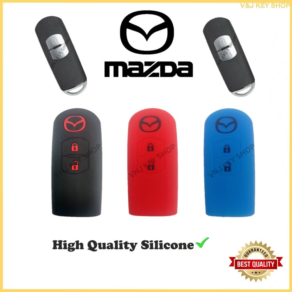 Mazda 2 CX3 CX5 Keyless Remote Silicone Car Key Protection Key Cover ...