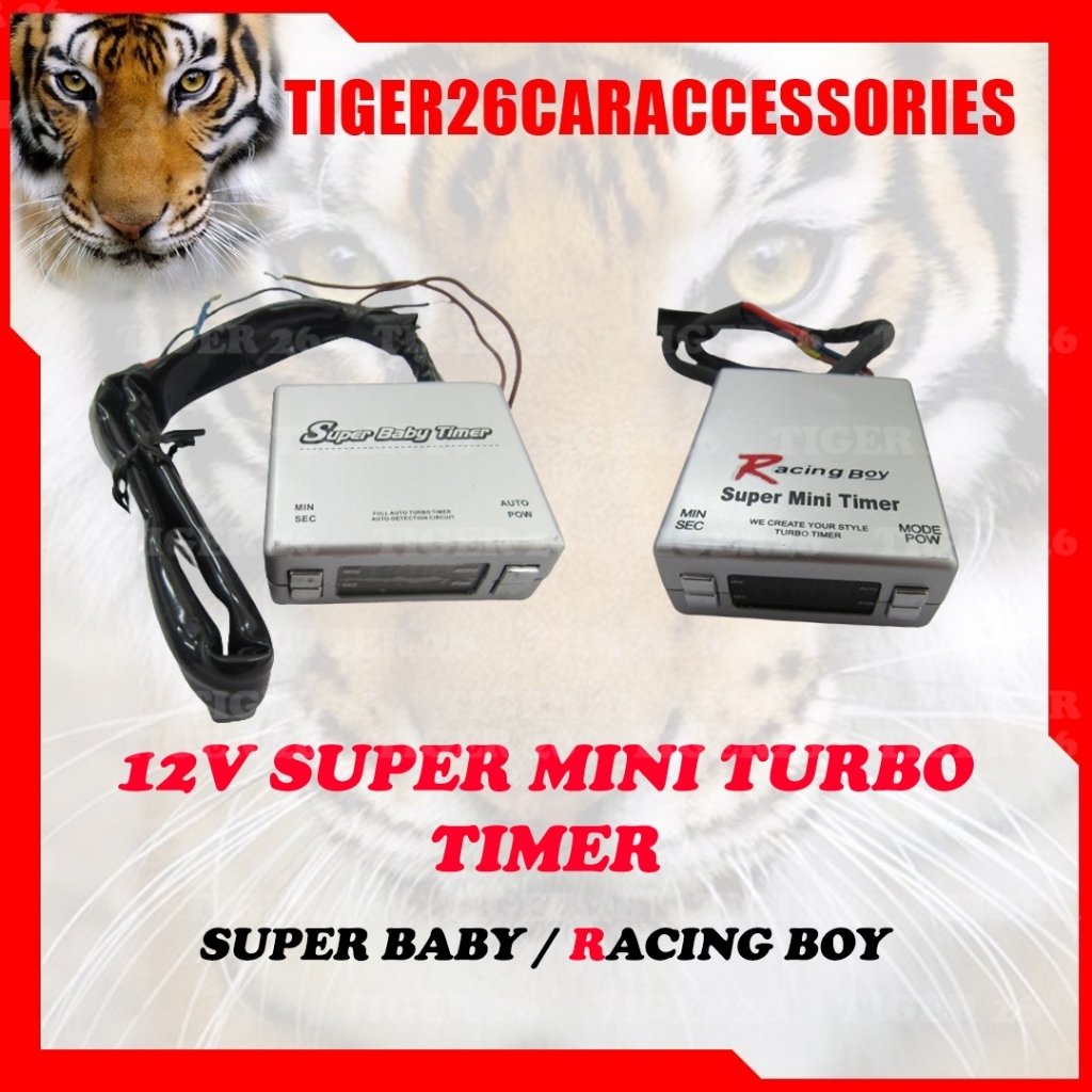 12V SUPER BABY TIMER / RACING BOY FULL AUTO SUPER MINI TURBO CAR TIMER ...
