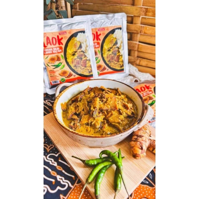 Laok daging salai lemak/ kari kambing / ayam merah Teega viral | Shopee ...