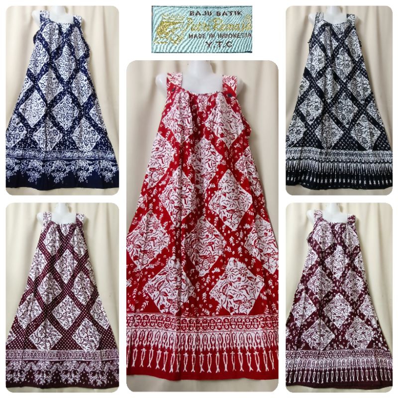P13 (Size 3XL) (Putri remaja Y.T.C) Baju Tidur Batik / Batik Night ...