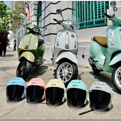 HELMET ARC RITZ PASTEL [NEW COLOR] OPEN FACE 100% ORIGINAL | Shopee ...