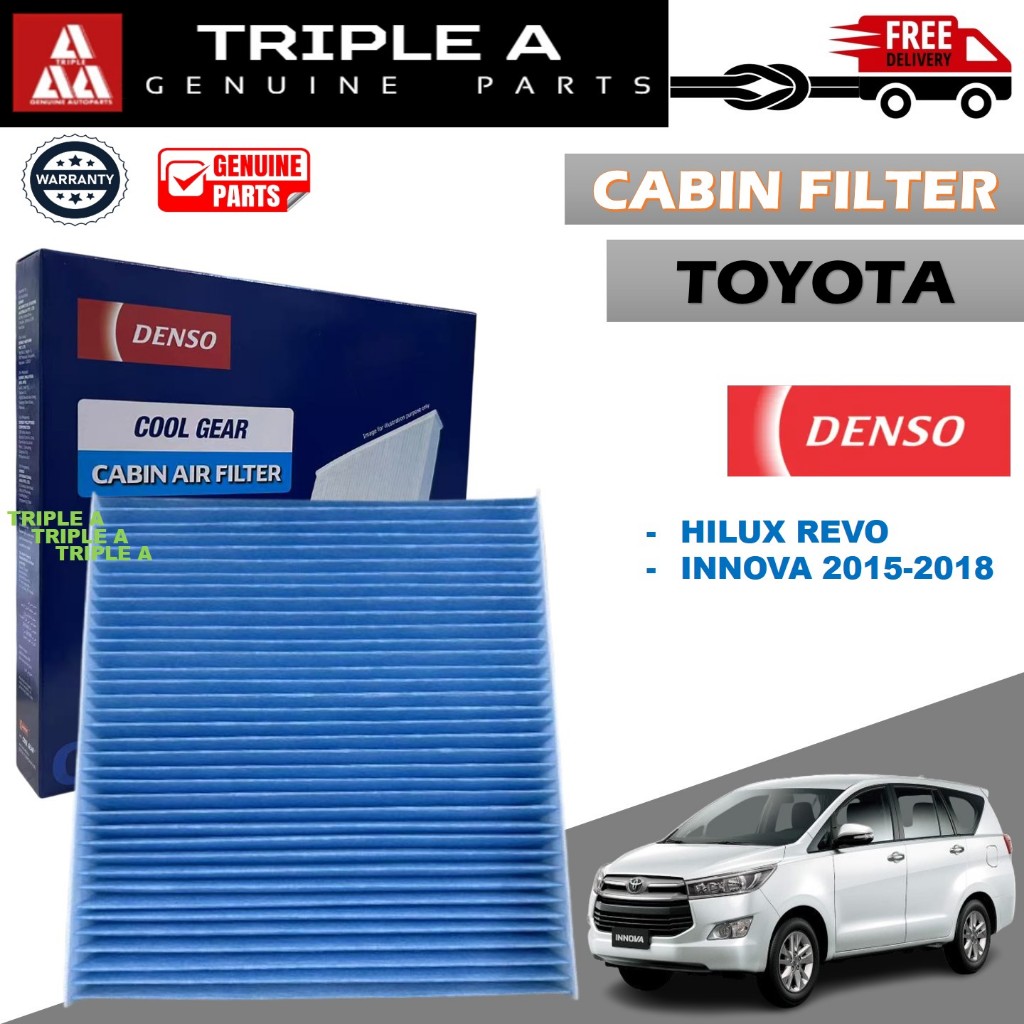 DENSO Toyota Hilux Revo / Innova 2015-2018 Air Filter Cabin Aircond ...