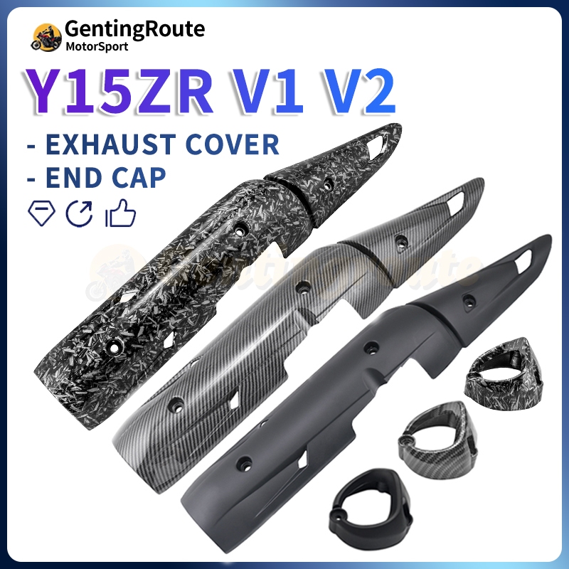 Y15ZR V1 V2 Exhaust Cover Exhaust Pipe Set Exzos Ekzos Cover Exhaust ...