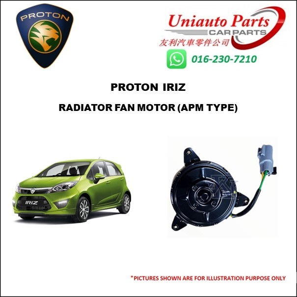 PROTON IRIZ RADIATOR FAN MOTOR (APM TYPE) | Shopee Malaysia