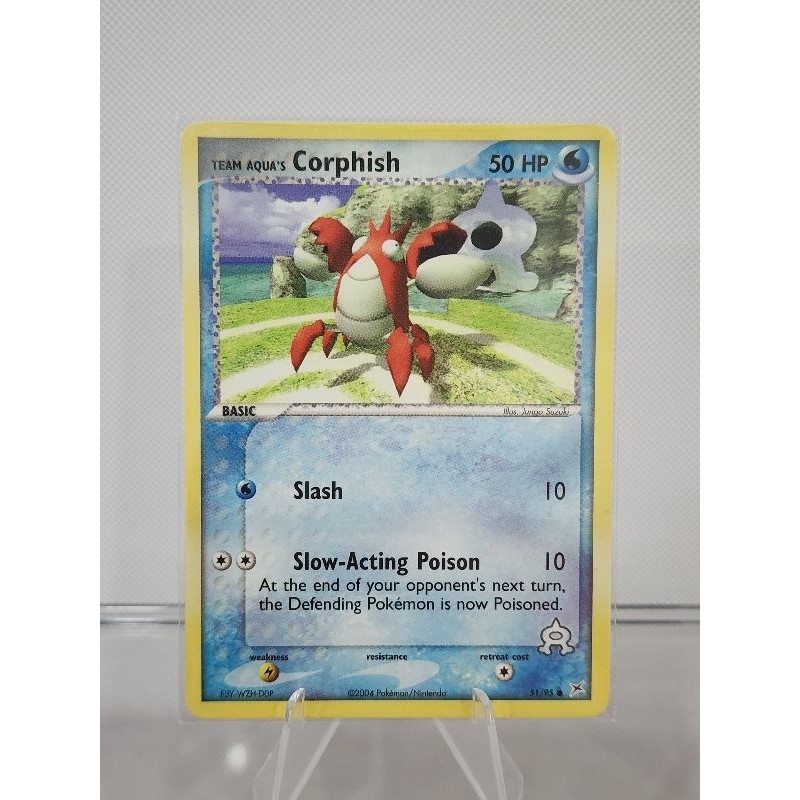 2004 Team Aqua's Corphish Card (Rare) | Shopee Malaysia
