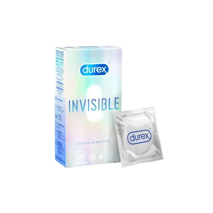 DUREX INVISIBLE EXTRA SENSITIVE 10S BOX | Shopee Malaysia