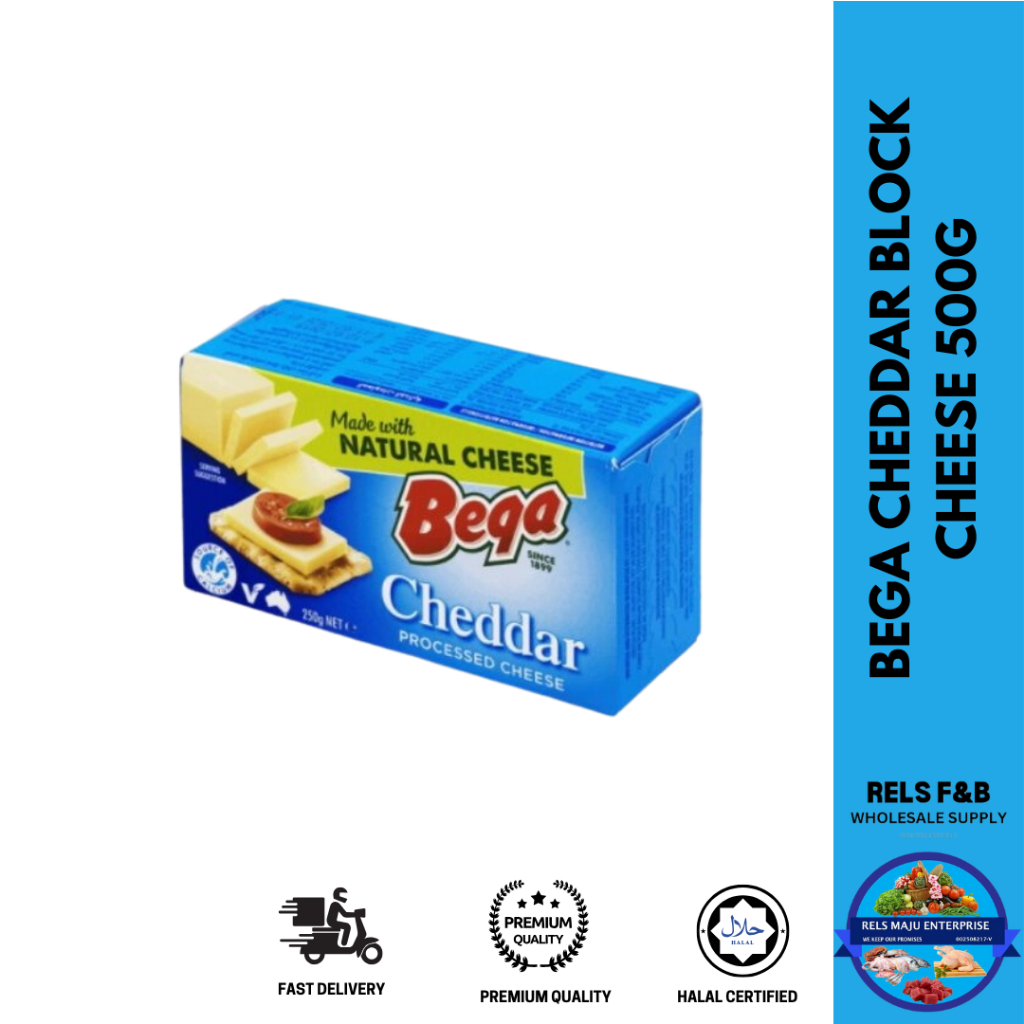 BEGA CHEDDAR BLOCK CHEESE 500G | Shopee Malaysia