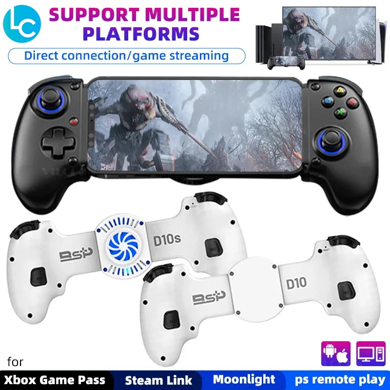 BSP D10 D10S Stretching Bluetooth Cooling Game Controller Wireless ...