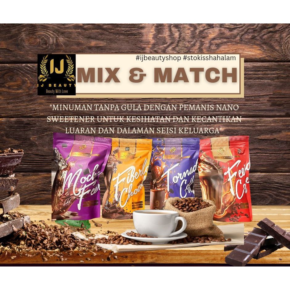 [MIX KOMBO 5 PACK 👉PM SELLER UNTUK PILIH FLAVOR] TORNADO COFFEE + FEERA ...