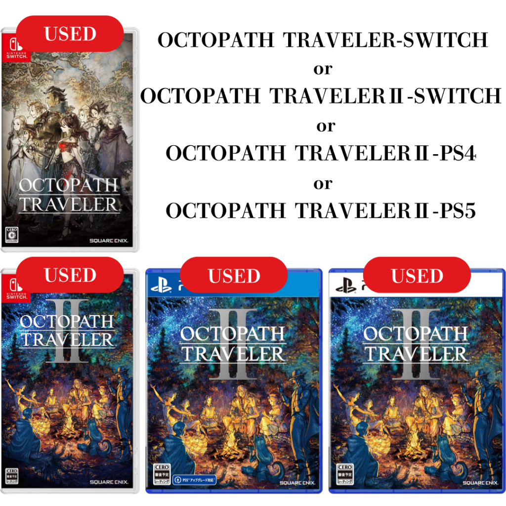 Direct from JAPAN Nintendo Switch OCTOPATH TRAVELER: Nintendo Switch ...