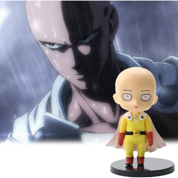 5 Pcs One Punch Man Saitama Genos Tornado Mini Cute Ver. PVC Action ...