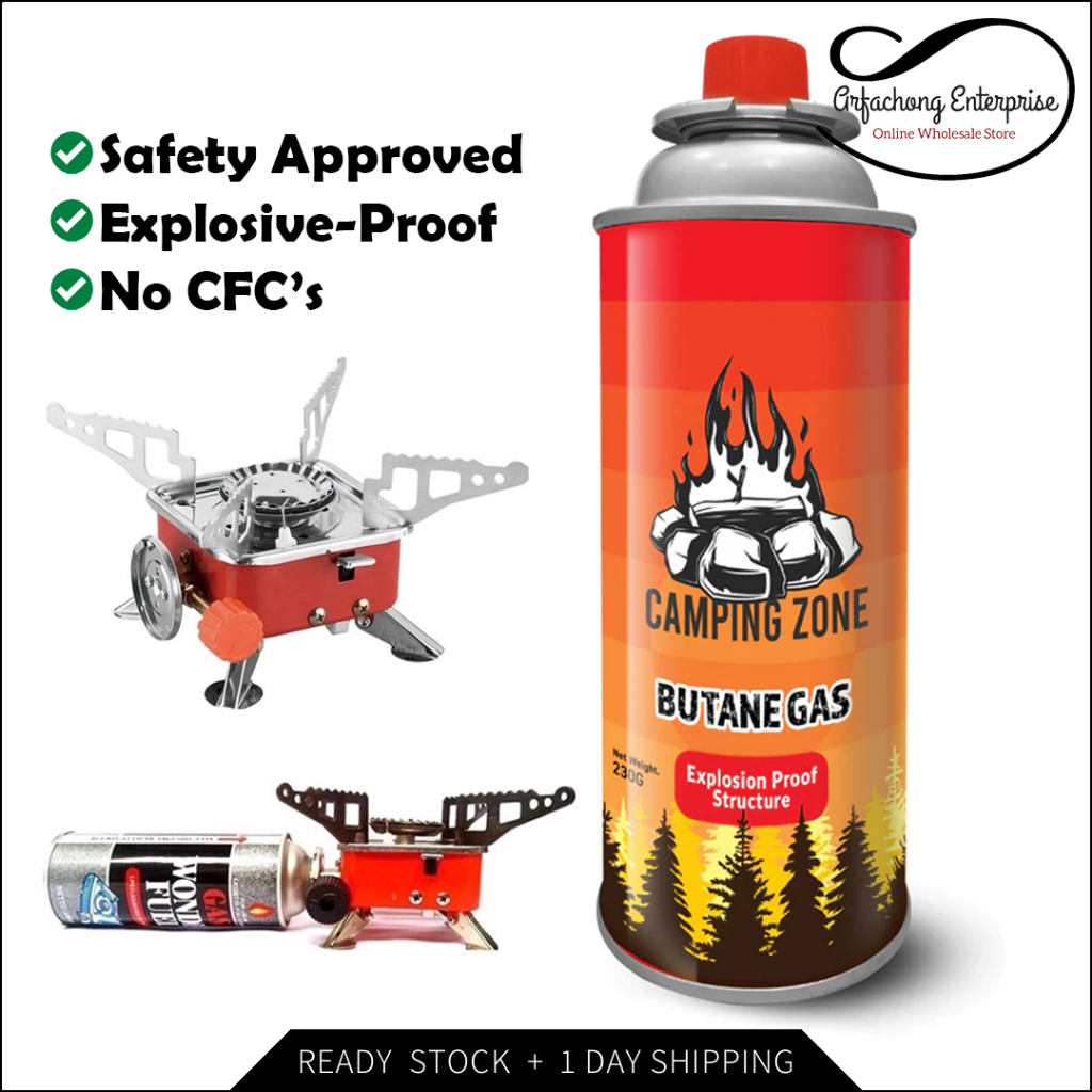 230G Portable Gas Butane Canisters Camping Stove Camping Cookware BBQ ...