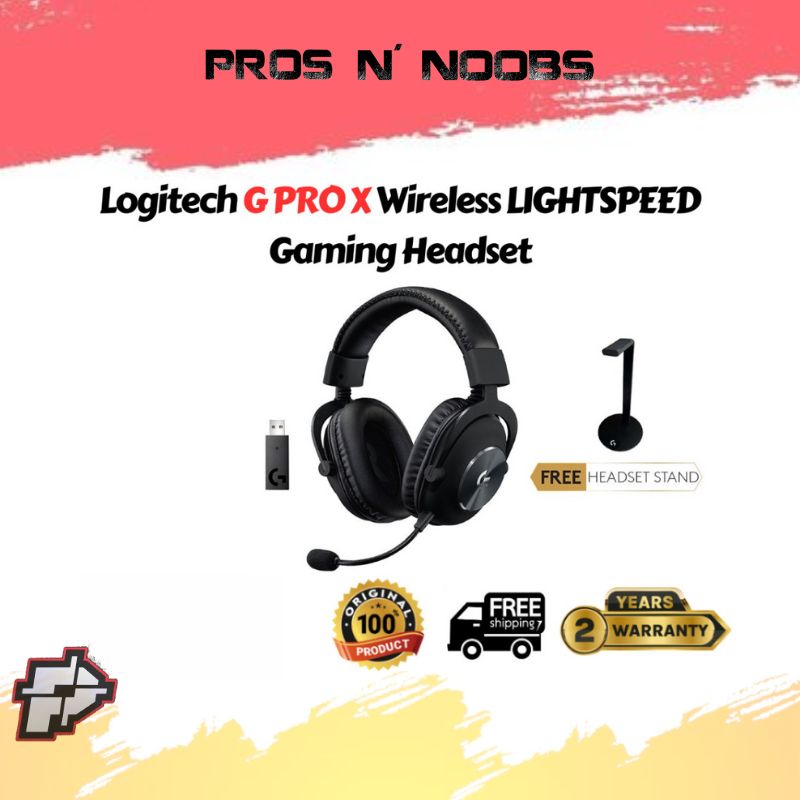 Logitech G PRO X Wireless LIGHTSPEED Gaming Headset, Blue VO!CE Mic ...