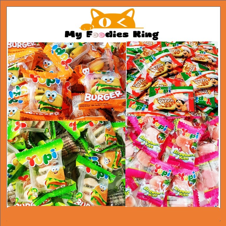 Yupi Gummy Yupi Jelicious assorted Candy [ My foodies King ] | Shopee ...