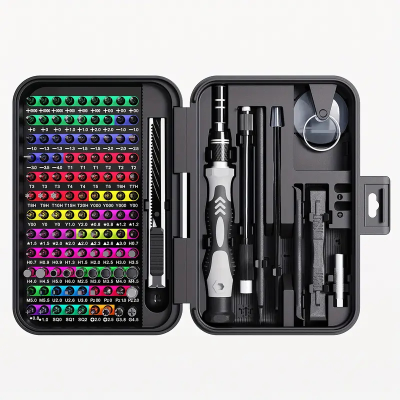 132-in-1 Magnetic Screwdriver Set: Precision Tool Kit for Electronics ...
