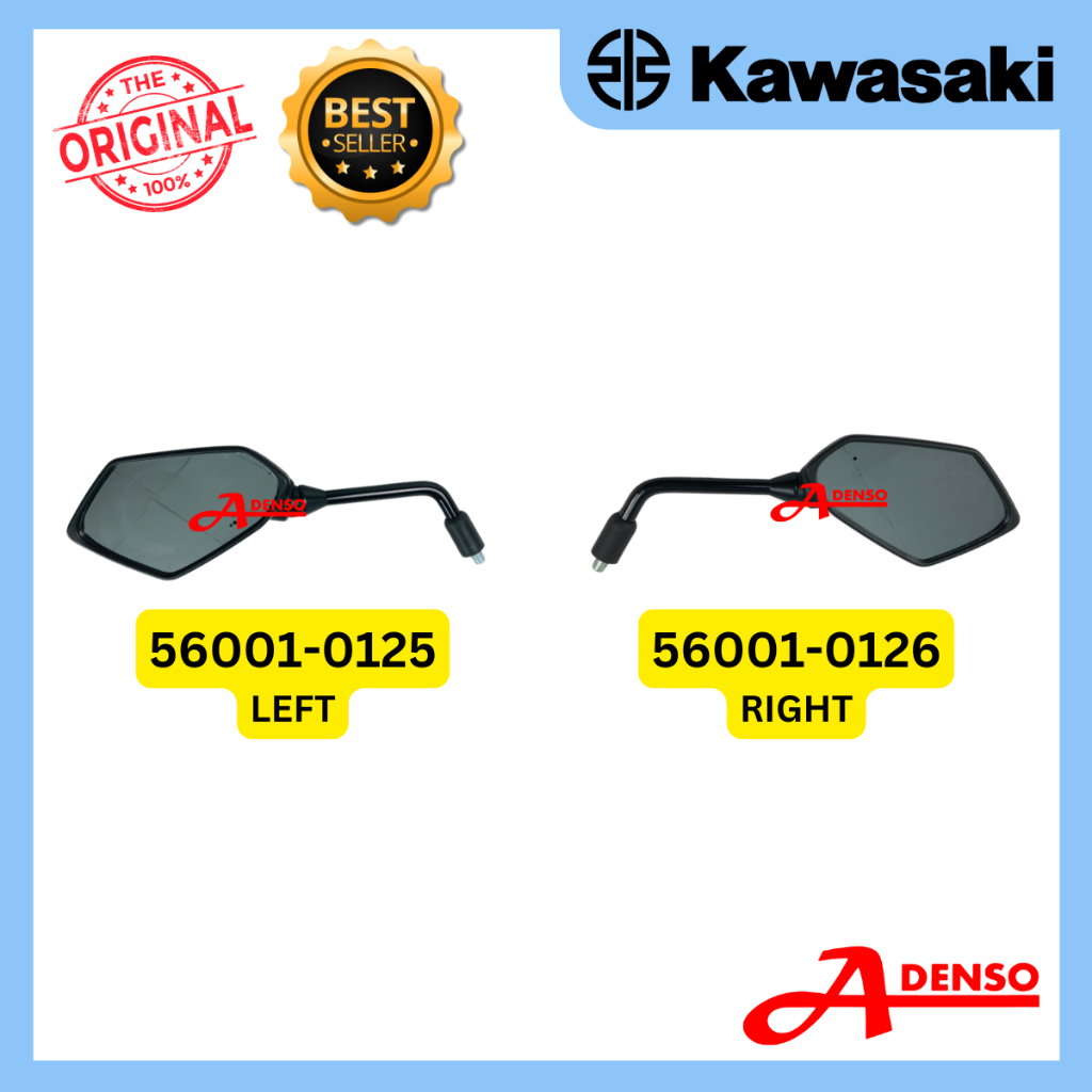 ER6N 2009-2010 SIDE MIRROR ASSY LH & RH CERMIN SISI KIRI KANAN ...