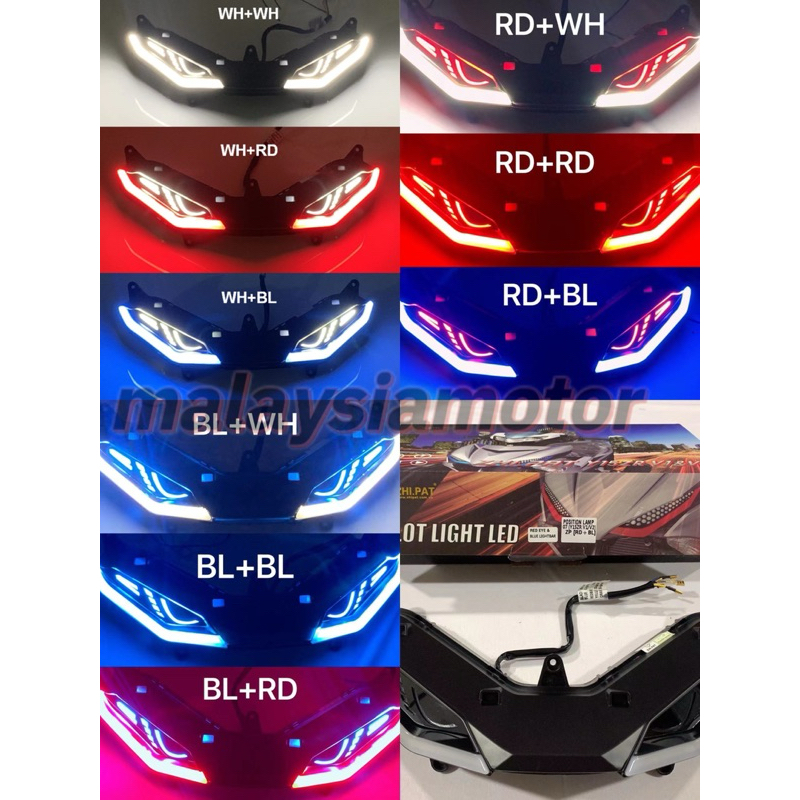 Y15ZR V1 V2 LED PILOT LAMP Y15 YSUKU V1 V2 POSITION LAMP MATA GABAN Gen ...