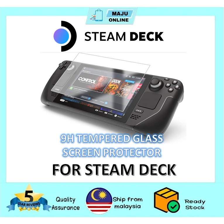 【MAJU】Steam Deck OLED SteamDeck Tempered Glass 9H Screen Protector Game ...