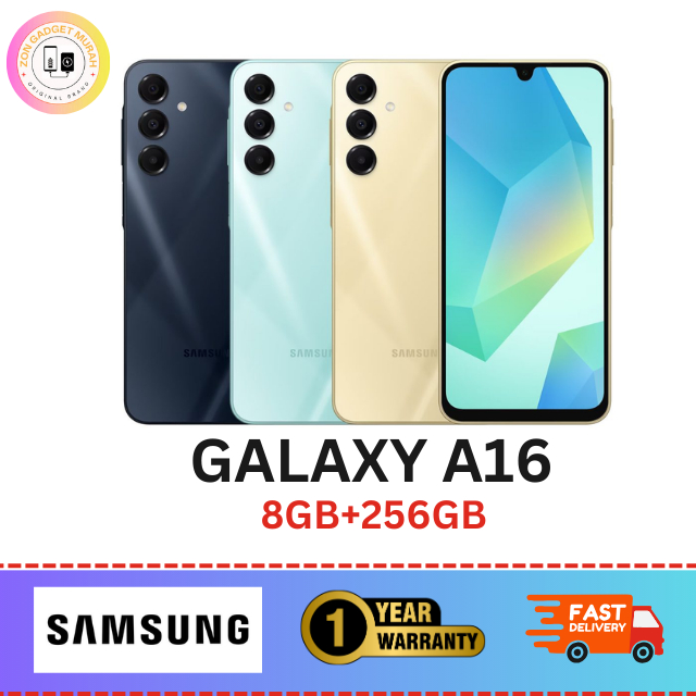 Samsung Galaxy A16 5G | 8GB + 256GB | 5,000mAh Battery | 25W Fast ...
