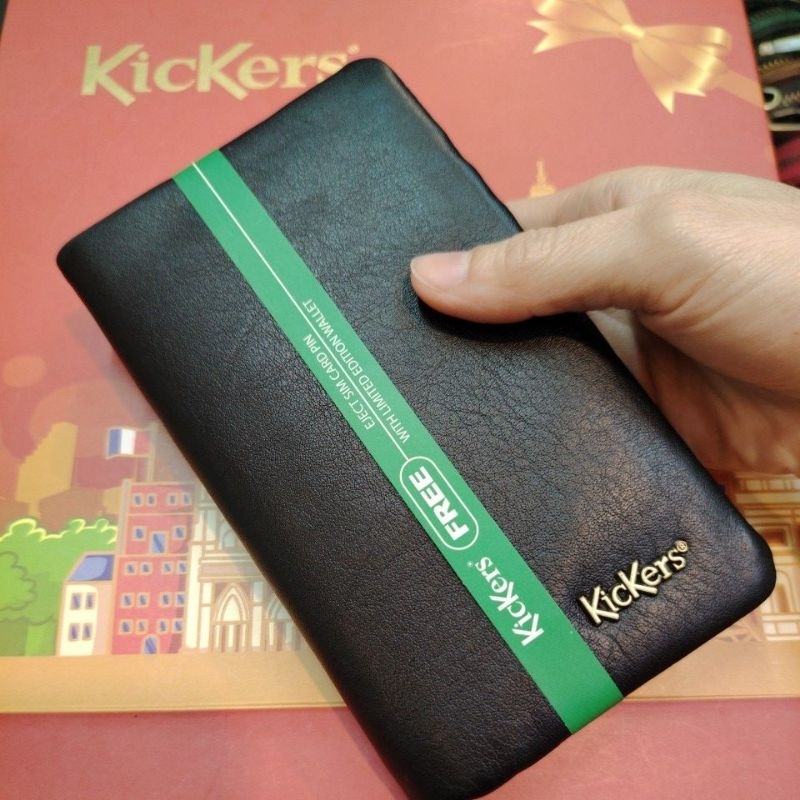 Kickers Male/Female V Tall Medium Wallet With Zipper Coins Compartment ...