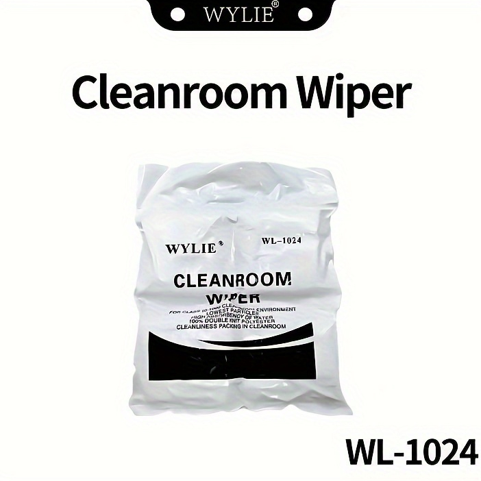 WYLIE WL-1024 400PCS/Bag Cleanroom Wiper Cloth Anti-static Wiping Cloth ...