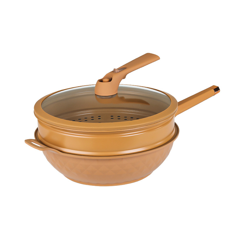 Stove with Pot Lid Pottery Clay Low Pressure Pot Non-Stick Pan with ...