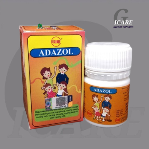 PRIME ADAZOL SUSPENSION 10ML (ALBENDAZOLE 400MG) | Shopee Malaysia