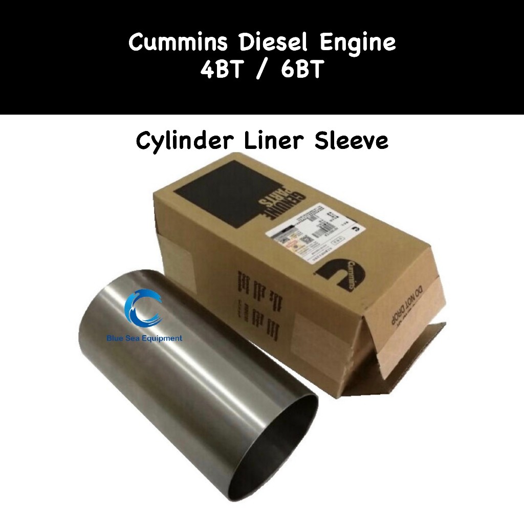 3904166 Cummins Cylinder Liner Sleeve for Cummins 4BT & 6BT | Shopee ...