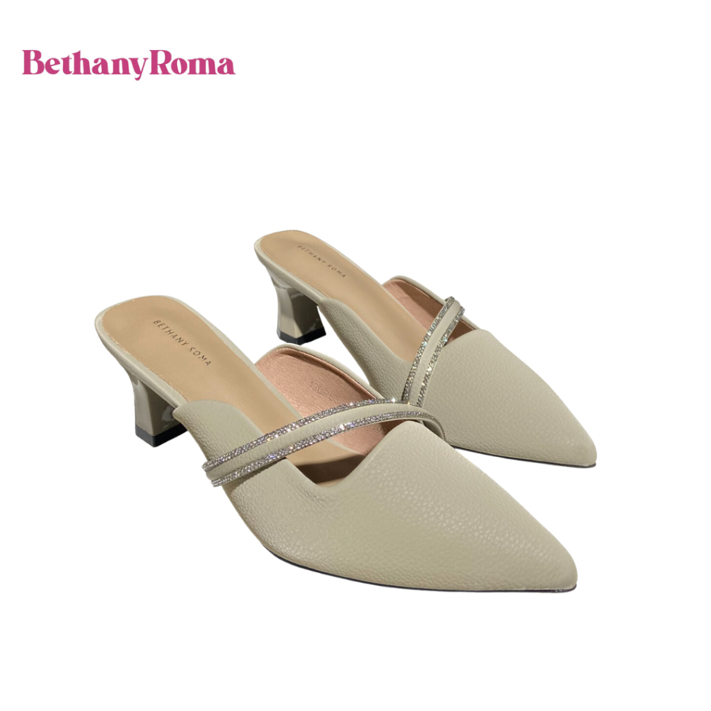 Bethany Roma Ladies Slide On Heeled Mules - 13BRS5 | Shopee Malaysia