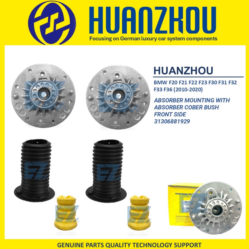 [6 IN 1] - FRONT ABSORBER MOUNTING M8 ABSORBER COVER SHAFT BUSH BMW F20 ...