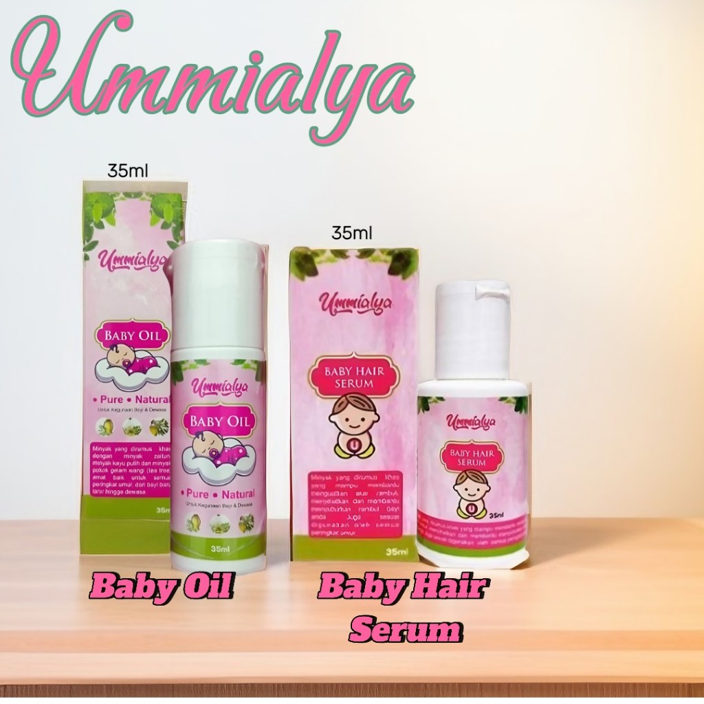 UMMIALYA SET BERPANTANG IBU BERSALIN | BABY OIL | BABY HAIR SERUM 35ml ...