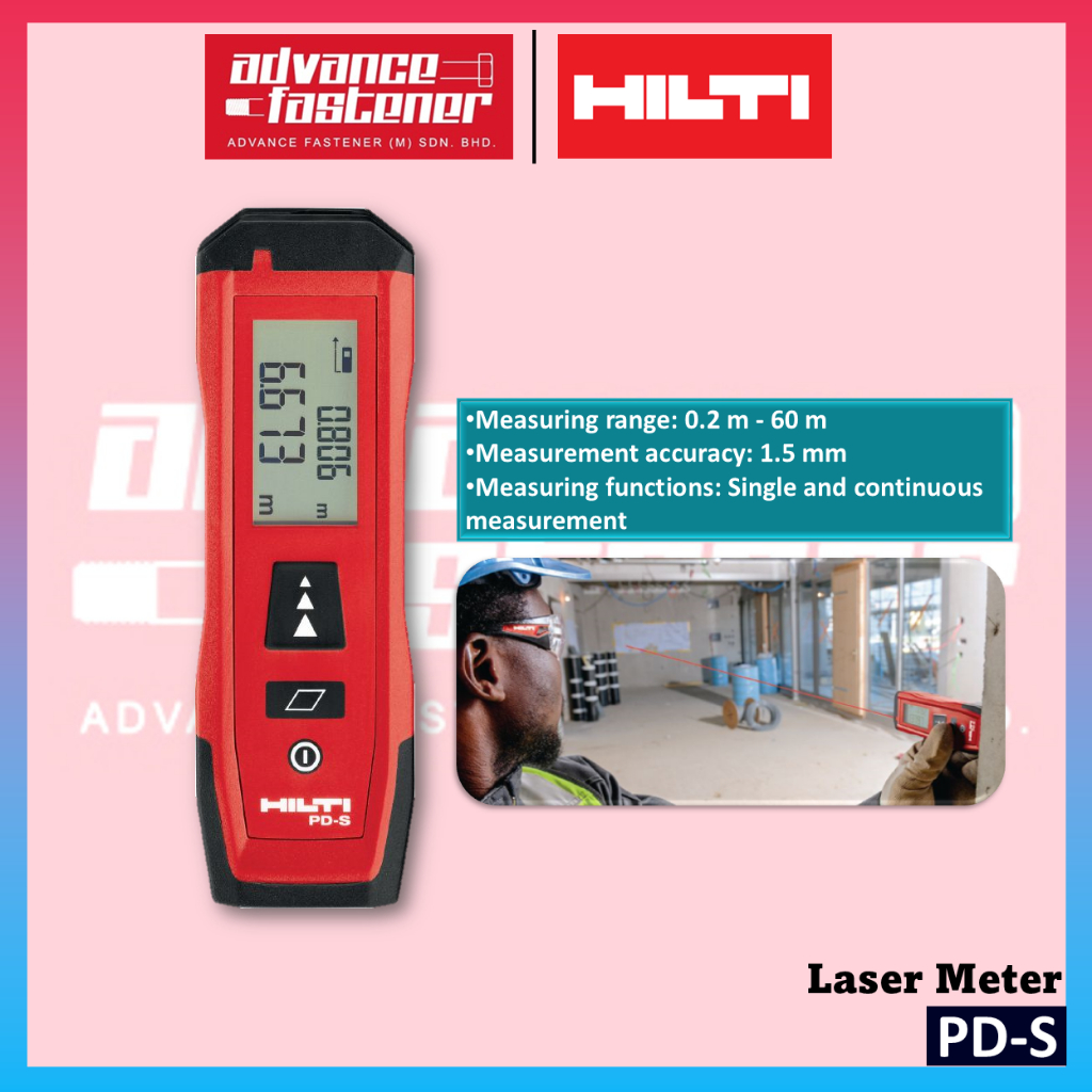 Hilti PD-S Laser meter / Laser range meter | Shopee Malaysia