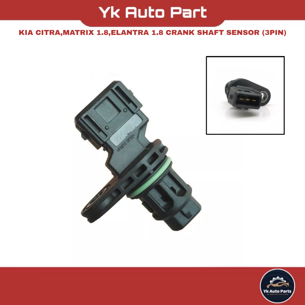 KIA CITRA,MATRIX 1.8,ELANTRA 1.8 CRANK SHAFT SENSOR (3PIN) | Shopee ...