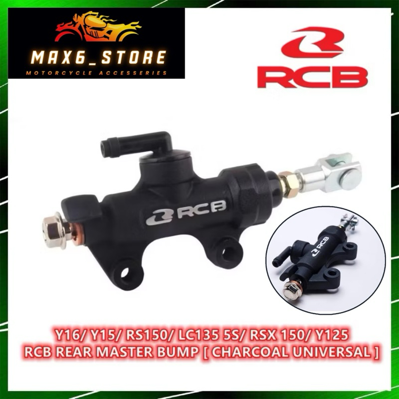 ORIGINAL RCB Rear Master Pump Brake Set Rear Charcoal Universal Motor ...