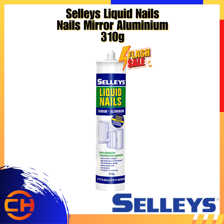 Selleys Liquid Nails Mirror & Aluminium Adhesive (75/310g) | Shopee ...