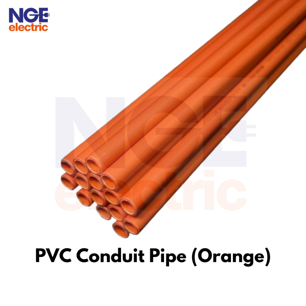 PVC| (9.50FT POTONG 2) Oren Orange 20mm 3/4" PVC Electrical Conduit ...