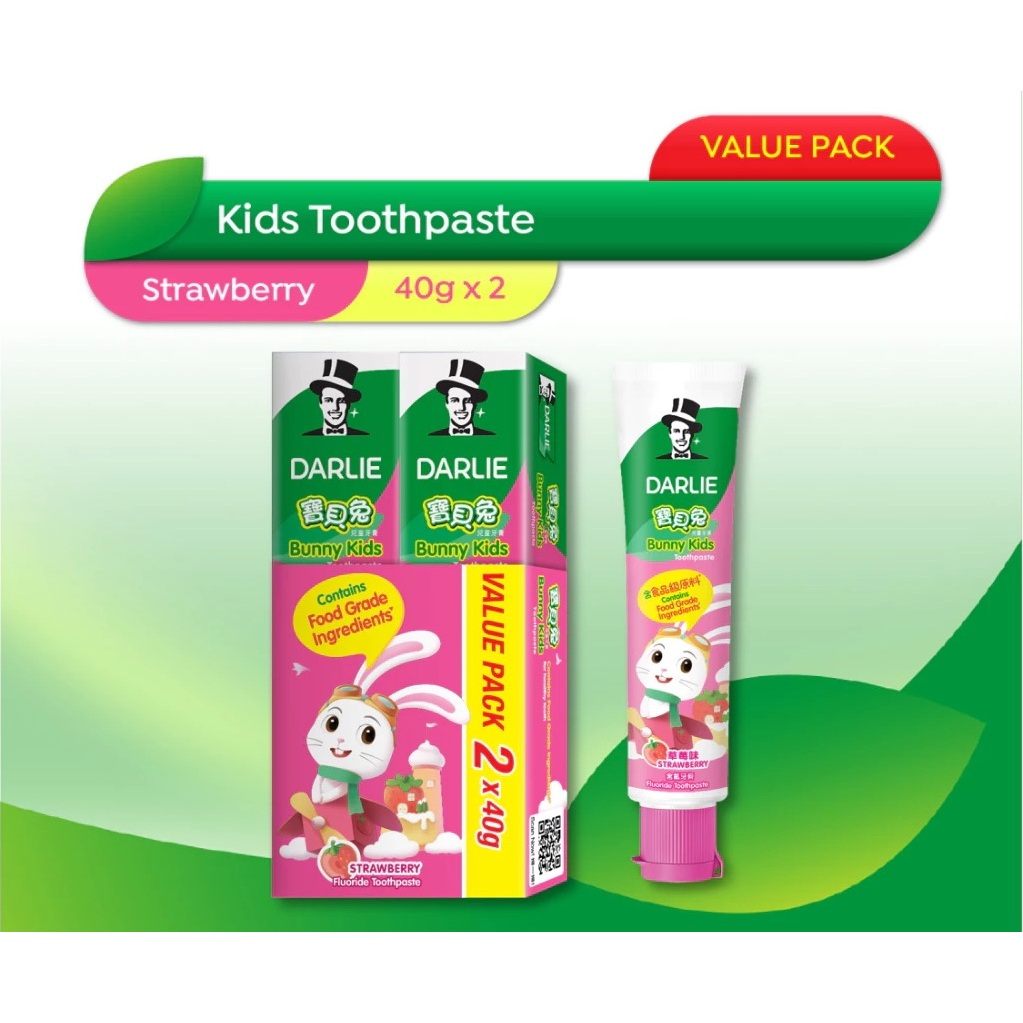 DARLIE Bunny Kids Toothpaste 40gx2 (Value Pack) | Shopee Malaysia