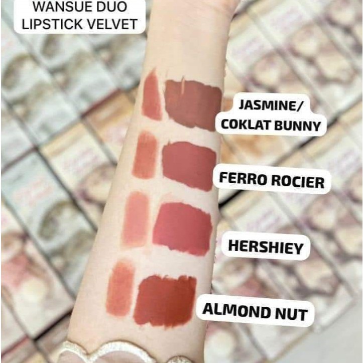 🍀 WANSUE LIPSTICK+LIPMATTE 2IN1 (3g/2.8ml)/WANSUE BEAUTY💯 exclusive ...