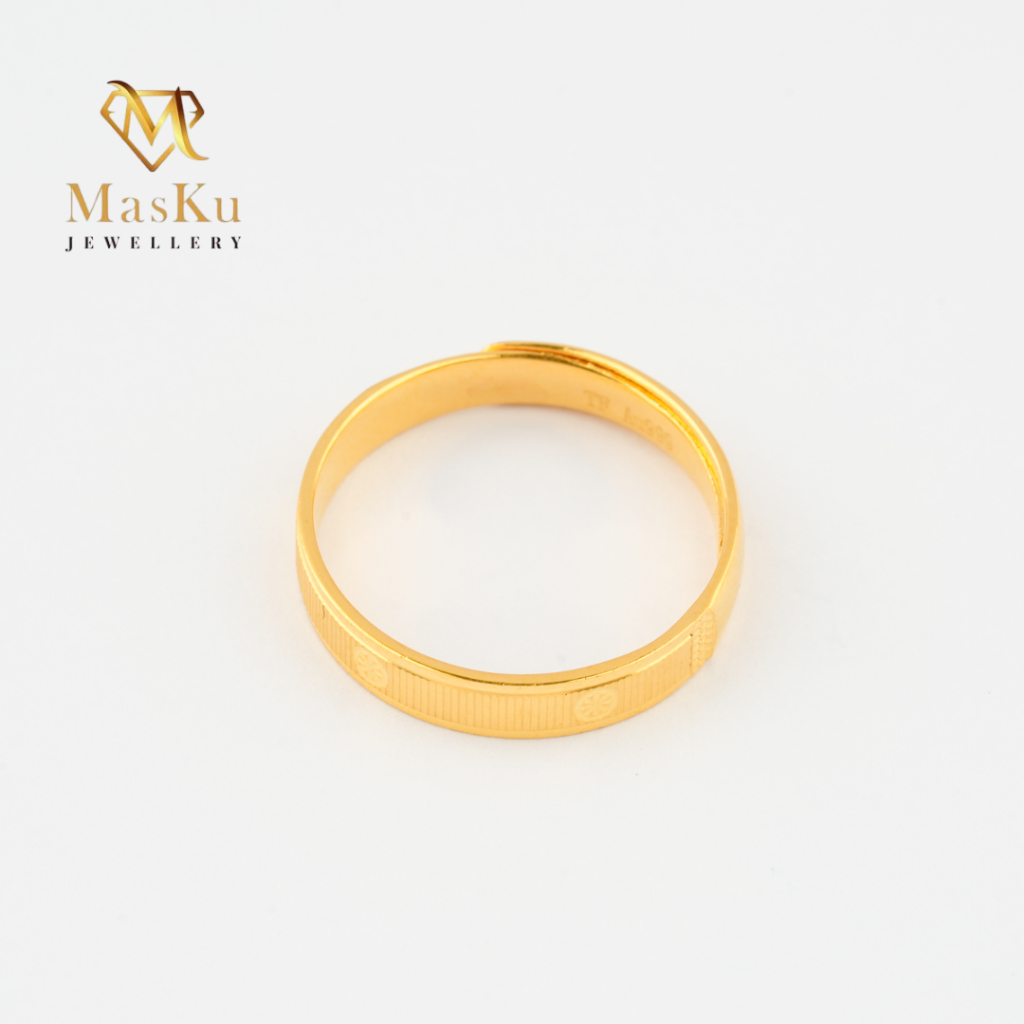 Masku Jewellery 999 Adjustable Ring / 999 Cincin Belah Rotan MKJR180933 ...