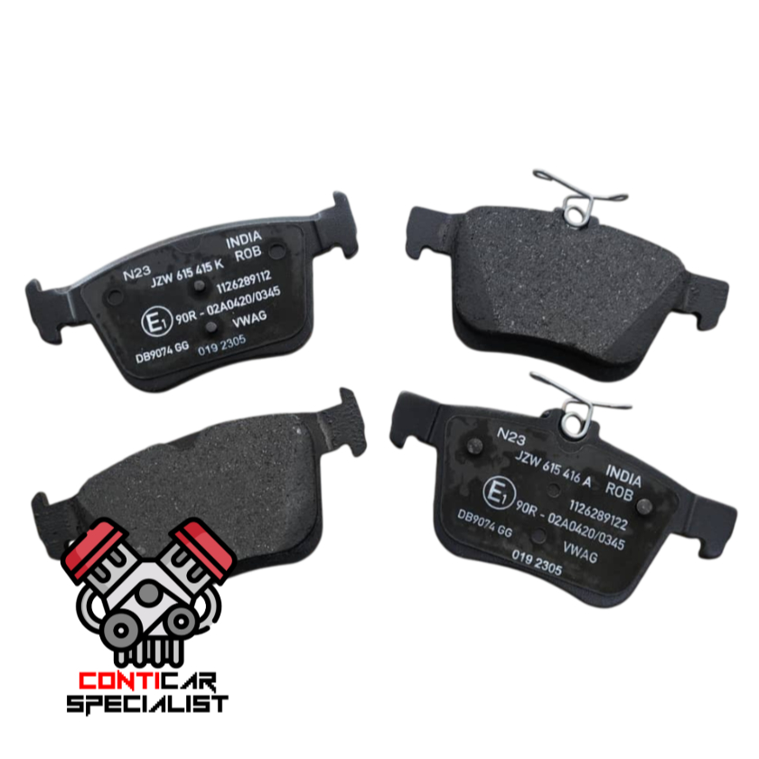 JZW698451AA 5Q0698451N REAR BRAKE PAD SET FOR VW TIGUAN MK2 GOLF MK7 ...